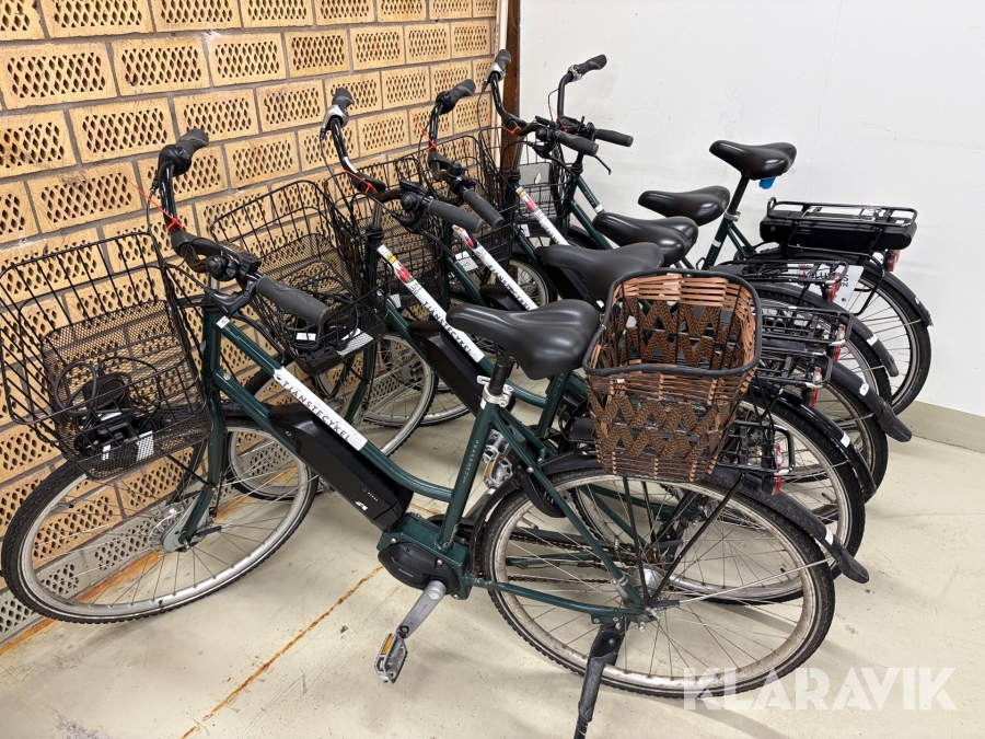 Elcyklar 5st Skeppshult Nova, Lund, Klaravik auktioner
