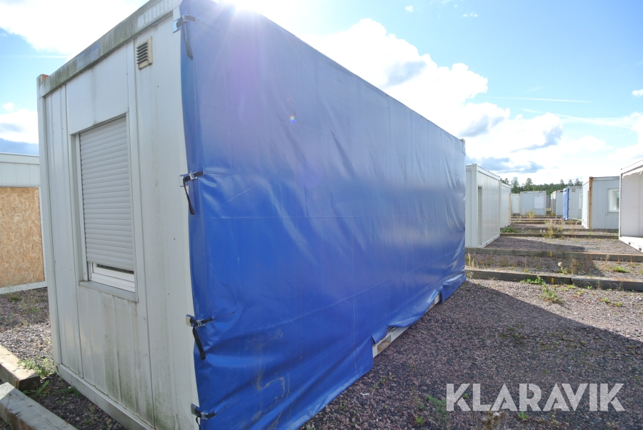 Containermodul CTX containex Slutdel med en långvägg, Jönköp