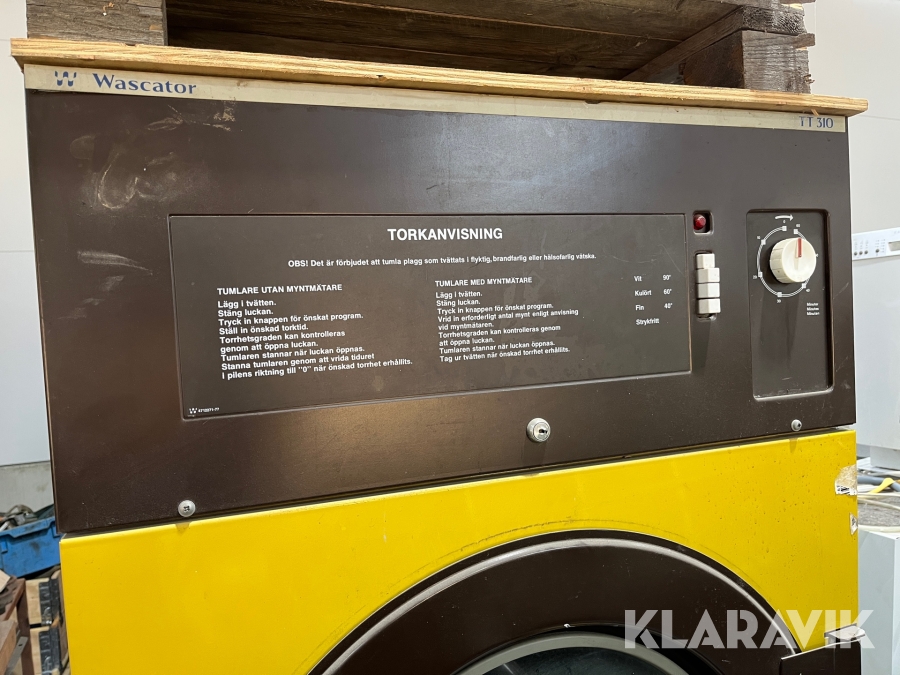 Torktumlare Wascator, Stockholm, Klaravik auktioner