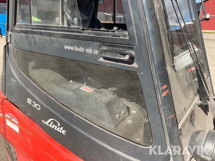 Truck Linde E30, Hudiksvall, Klaravik auktioner
