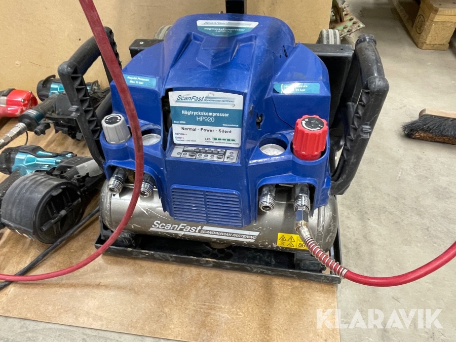 Högtryckskompressor ScanFast HP 920, Göteborg, Klaravik aukt