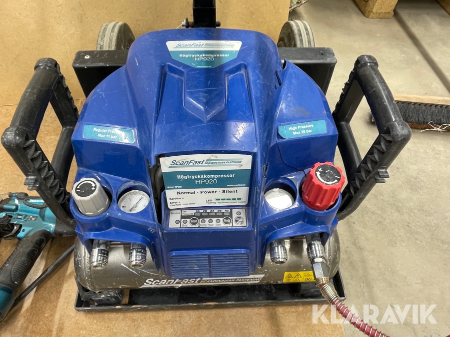 Högtryckskompressor ScanFast HP 920, Göteborg, Klaravik aukt