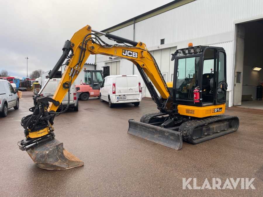 Grävmaskin JCB 51R-1, Kil, Klaravik auktioner