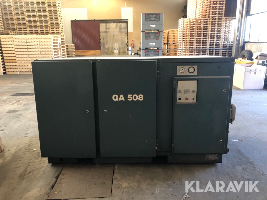 Klaravik Auktioner | Kompressor Atlas Copco GA 508
