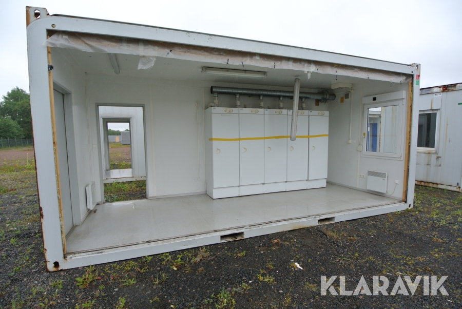 Containermodul CTX containex Slutdel med en långvägg, Jön