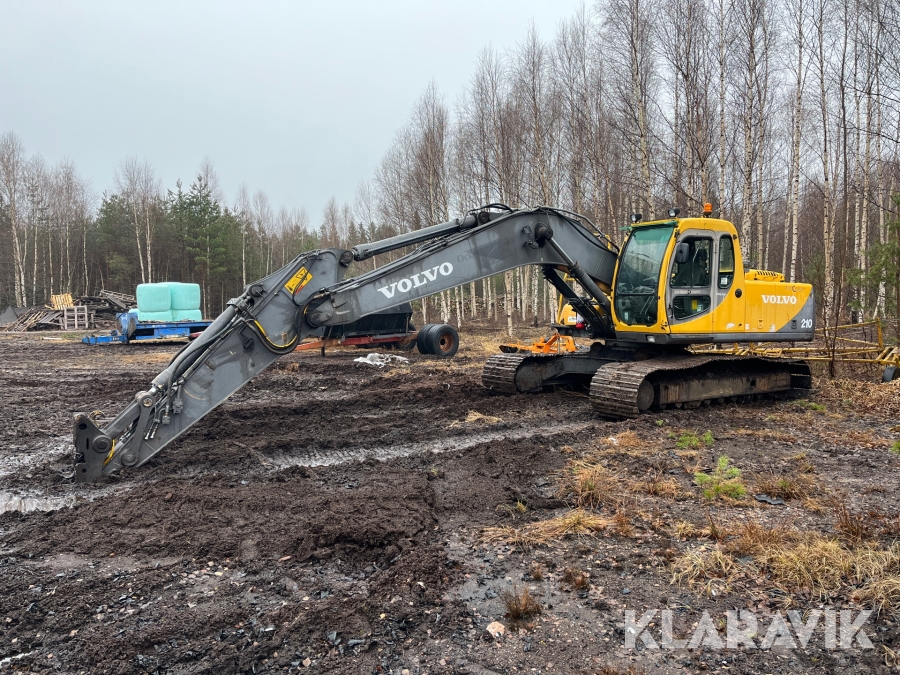 Grävmaskin Volvo 210 LC, Sandviken, Klaravik auktioner