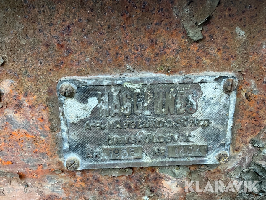 Maskintrailer Hägglund, Vetlanda, Klaravik auktioner