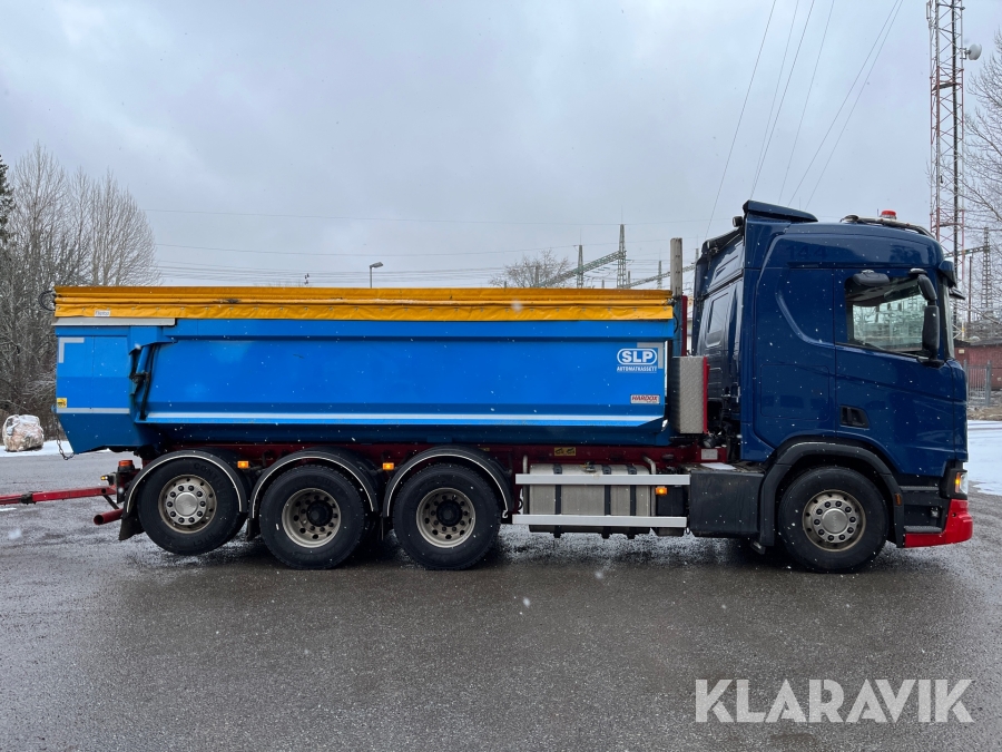 Gruskassett Scania R500B8X4*4NB, Sollentuna, Klaravik auktio