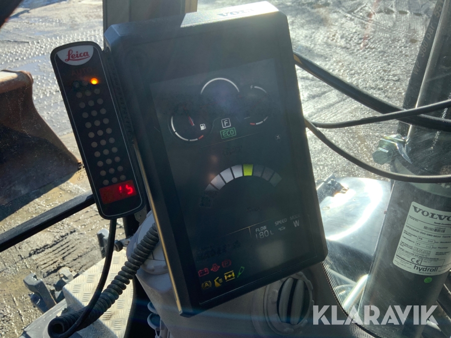 Grävmaskin Volvo EW180E, Alingsås, Klaravik auktioner