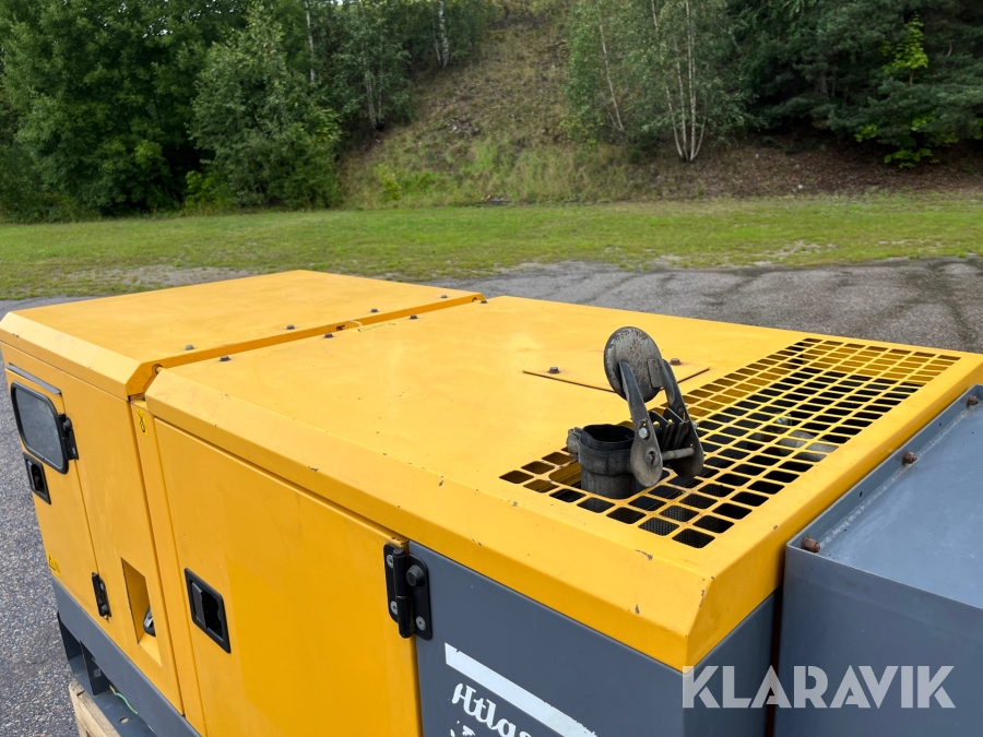 Elverk Atlas Copco Qas 40KD, Fagersta, Klaravik auktioner