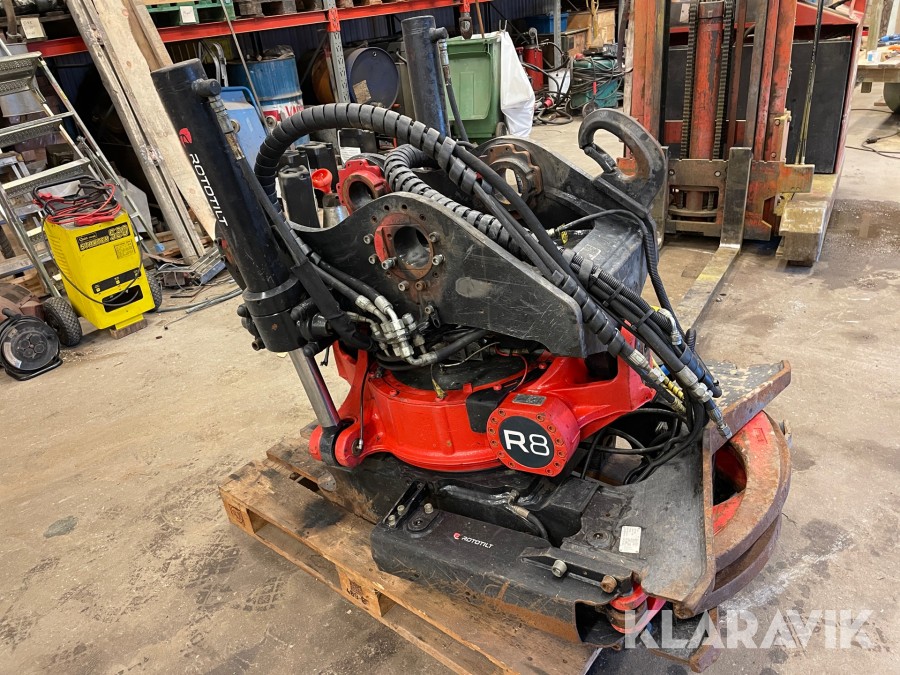 Tiltrotator Rototilt R8 med direktinfäst