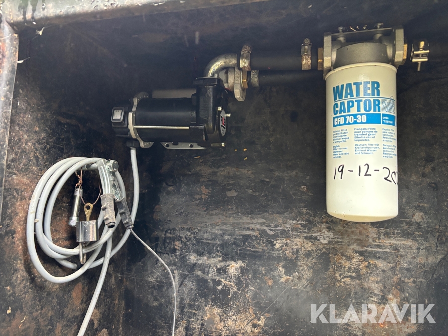 Dieseltank ADR, Sundsvall, Klaravik auktioner