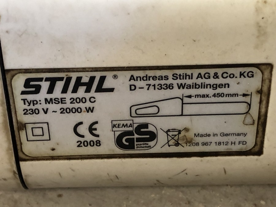 Motorsåg Stihl MSE 200 C