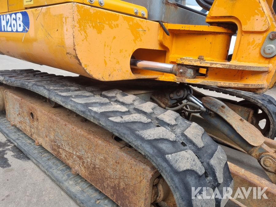 Grävmaskin Hanix H26B, Haninge, Klaravik auktioner