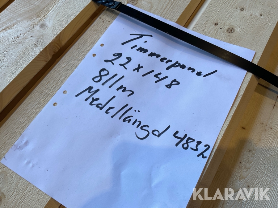 Timmerpanel, Luleå, Klaravik auktioner