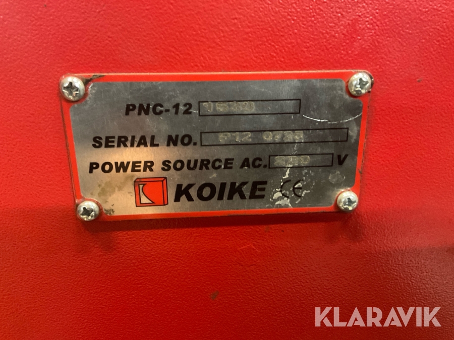 Skärutrustning / Plasmaskärare Koike PNC-12 Extreme, Söderha