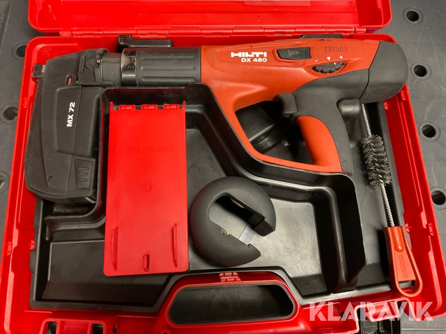 Spik- & Bultpistol Hilti DX 460, Malmö, Klaravik auktioner