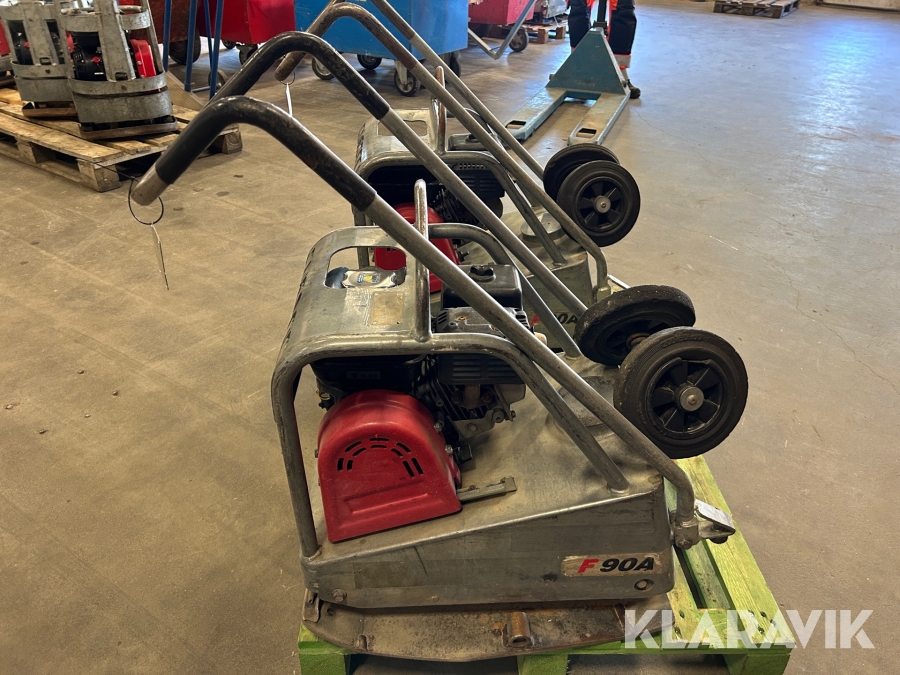 Vibratorpadda Swepac F 90A, Ängelholm, Klaravik auktioner