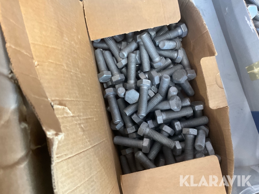 Bult och mutter div olika storlekar, Stockholm, Klaravik auk