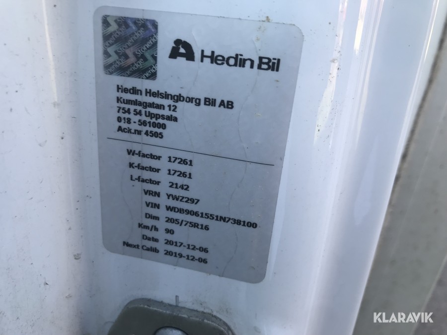 Budbil Mercedes benz Sprinter 519 CDI - 2017