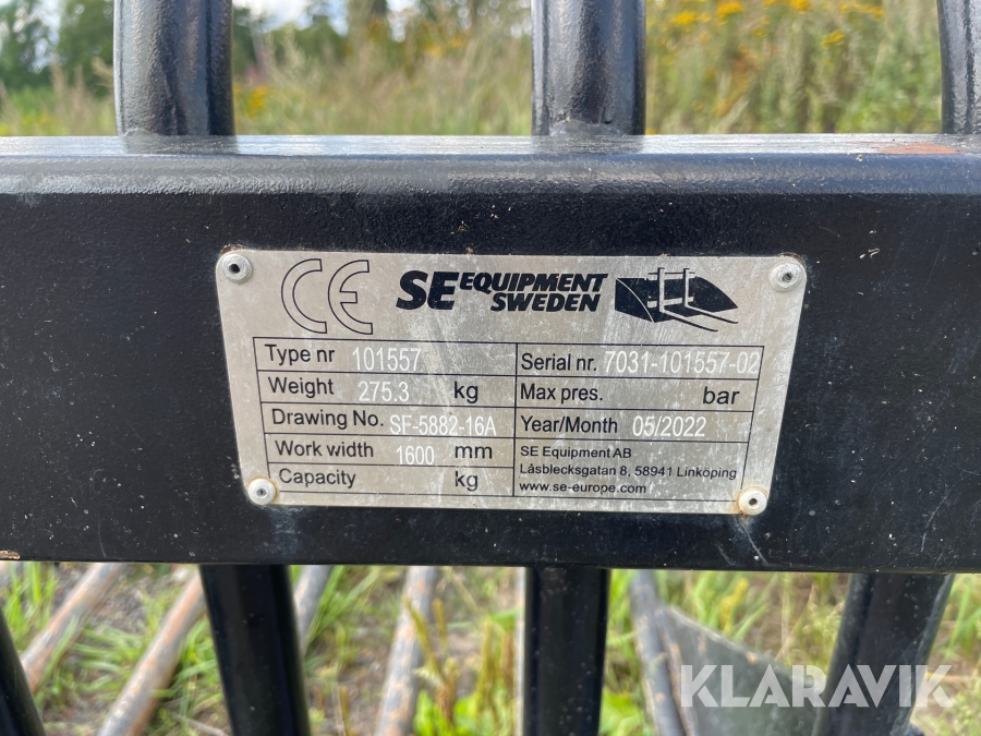 Stengrep SE 1.60m, Västervik, Klaravik auktioner