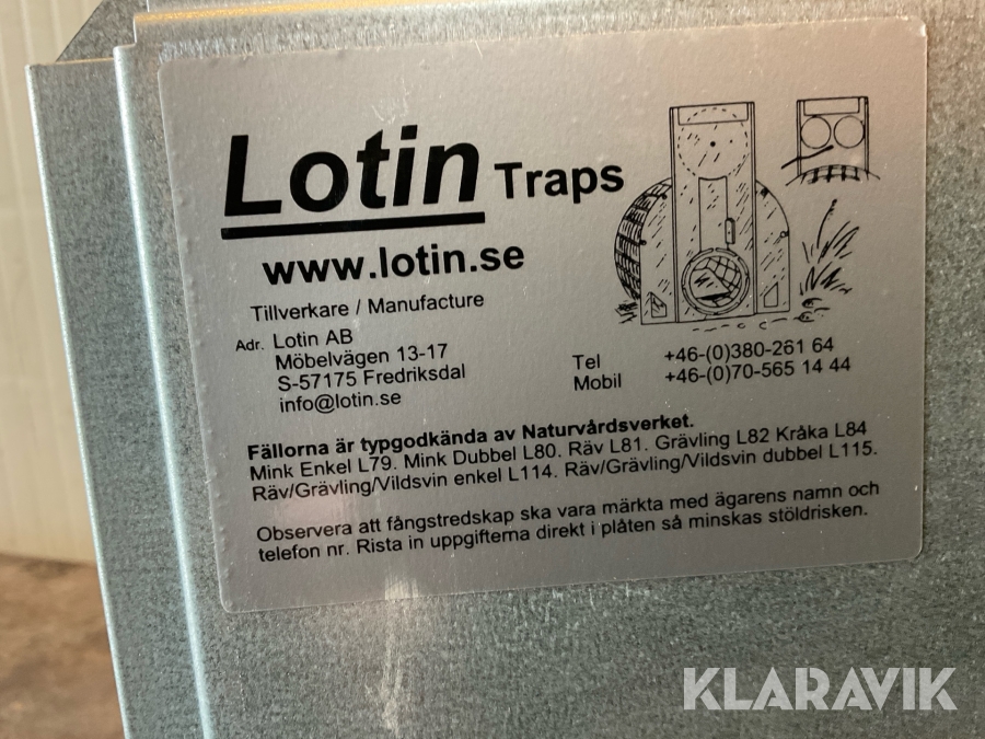 Djurfälla Lotin, Bollnäs, Klaravik auktioner