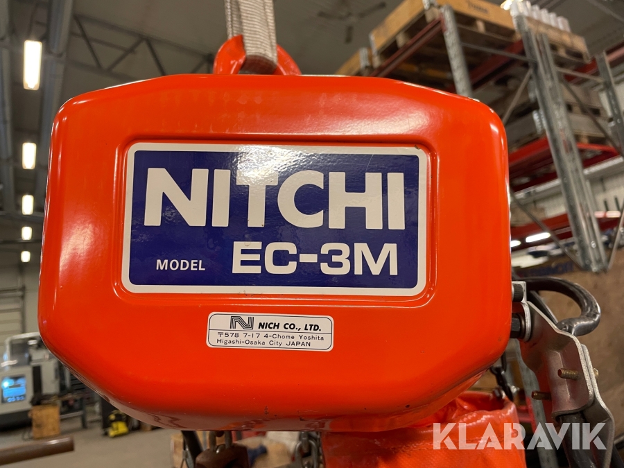 Lyftok/vinsch Nitchi EC-3M-F, Sunne, Klaravik auktioner