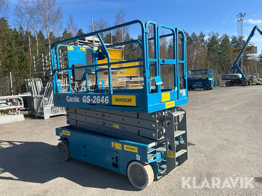 Saxlift Genie GS-2646, Växjö, Klaravik auktioner