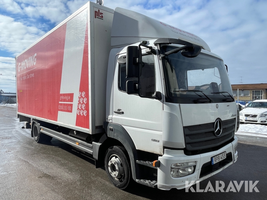 Lastbil Mercedes-Benz Atego 916, Uppsala, Klaravik auktione