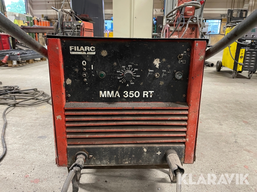 MMA svets Filarc 350 RT, Karlskrona, Klaravik auktioner