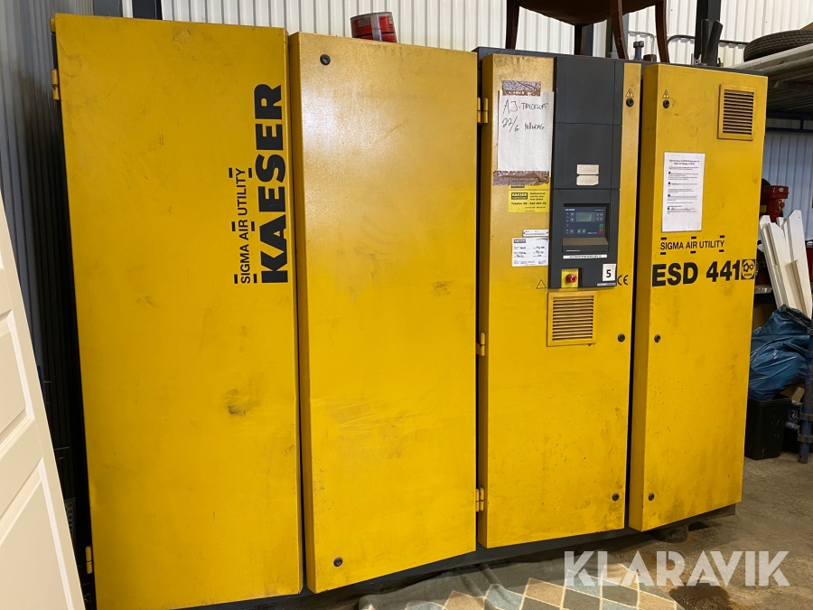 Kompressor Kaeser ESD 441, Fagersta, Klaravik auktioner