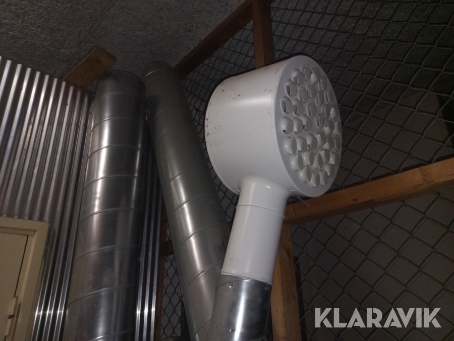 Diverse rör delar och ventilationsdon, Vetlanda,