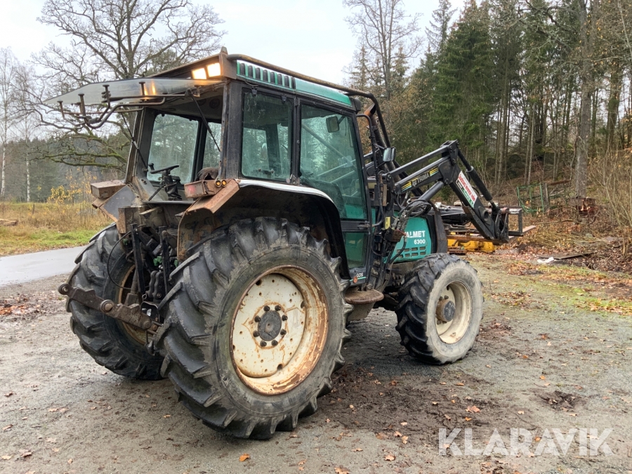 Traktor Valmet 6300 skogsutrustad