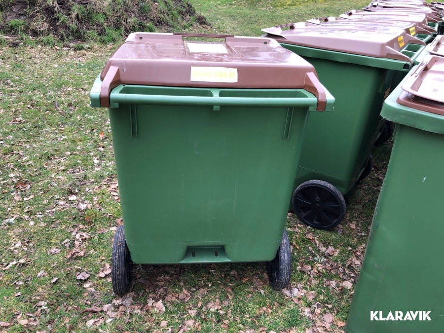 Klaravik Auktioner | Soptunnor 370liters