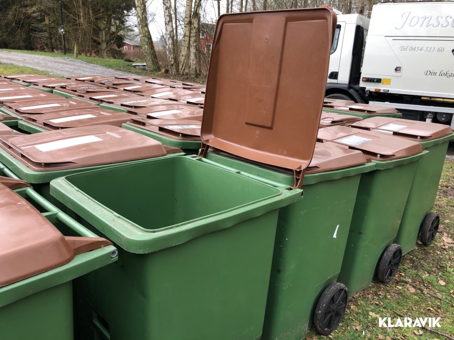 Klaravik Auktioner | Soptunnor 370liters