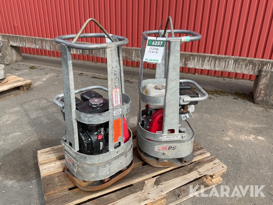 Markvibrator, rundplatta Swepac FR85, Jönköping, Klaravik au