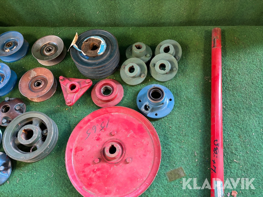 Remskivor parti, Berg, Klaravik auktioner