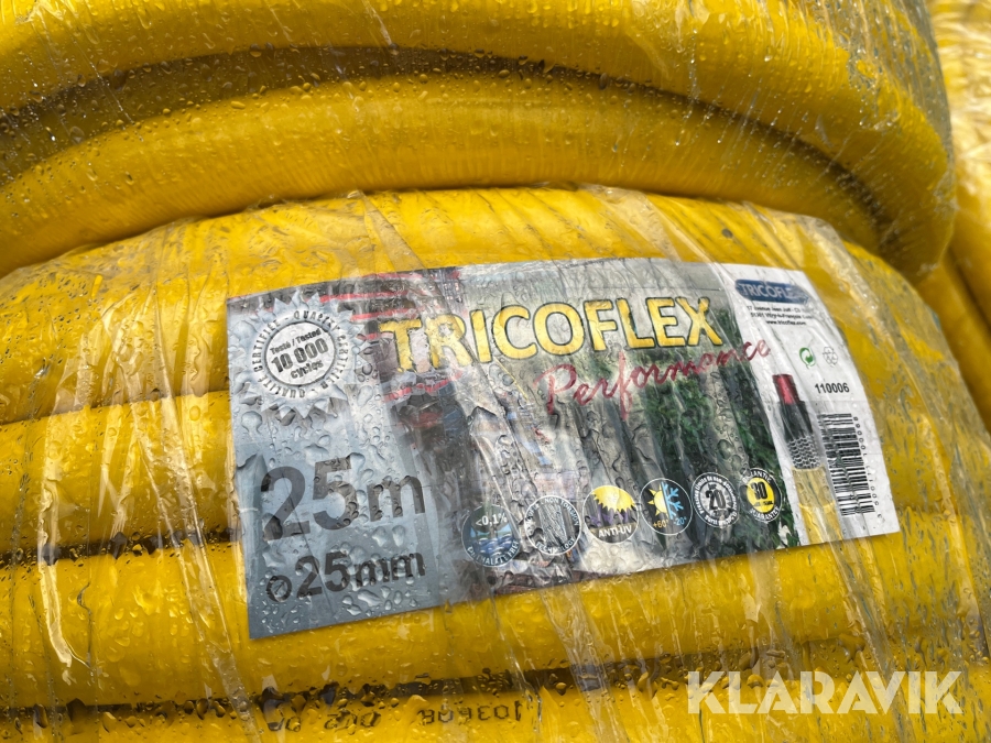 Vattenslang gul Tricoflex Performance, Stockholm, Klaravik a