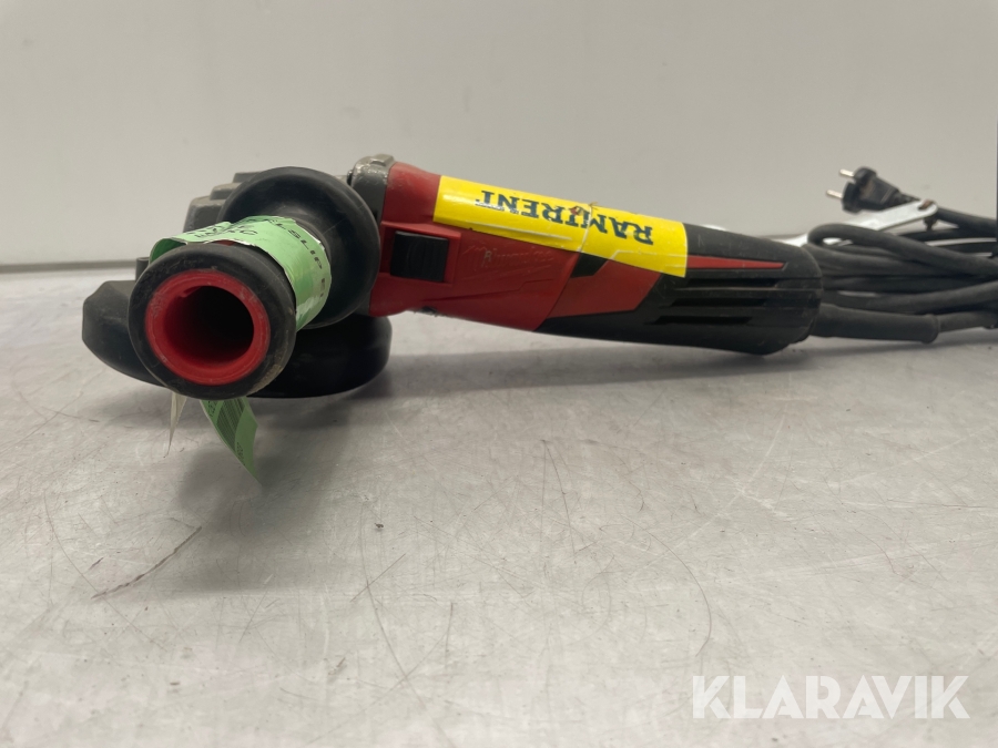 Vinkelslip Milwaukee AGV16-125XC, Svalöv, Klaravik auktioner