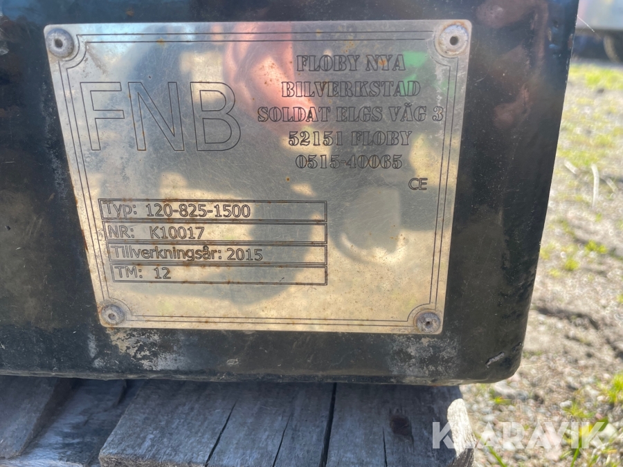 Krankonsoll FNB 120-825-1500, Åmål, Klaravik auktioner