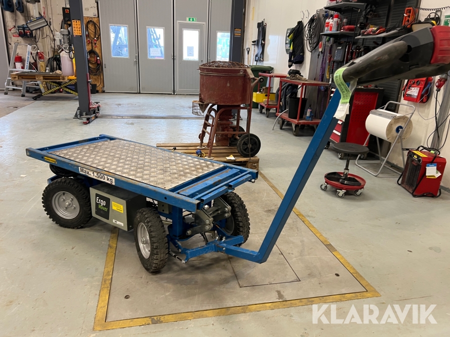 Transportvagn batteridriven GMV Ergomover-1500, Svalöv, Klar