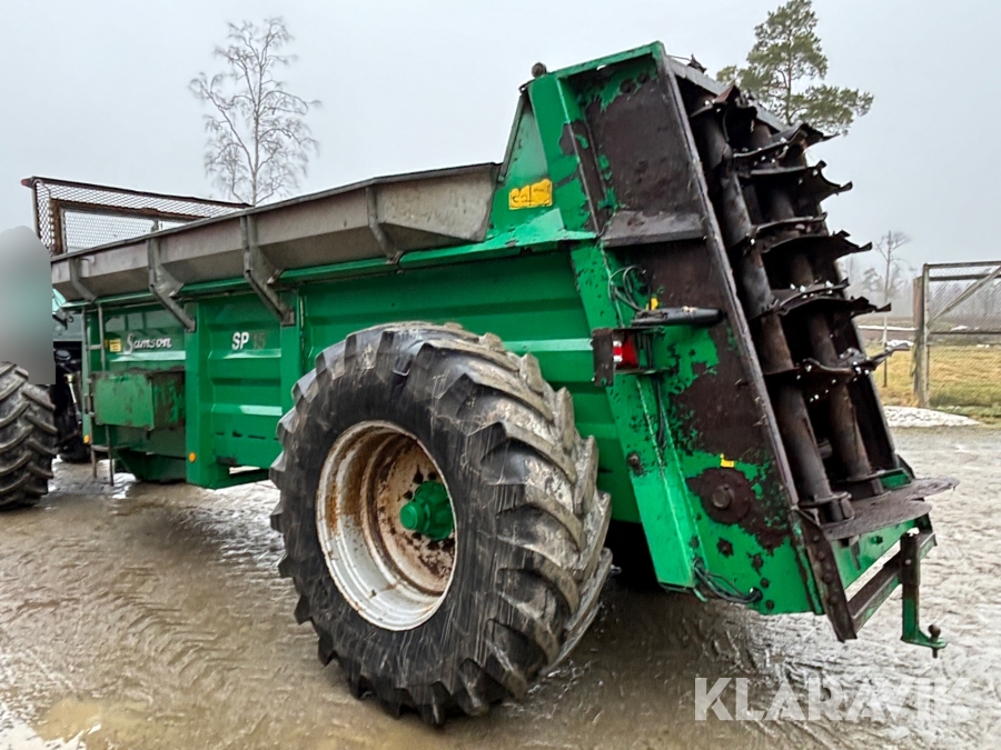 Gödselspridare Samson SP12/SP15, Eksjö, Klaravik auktioner