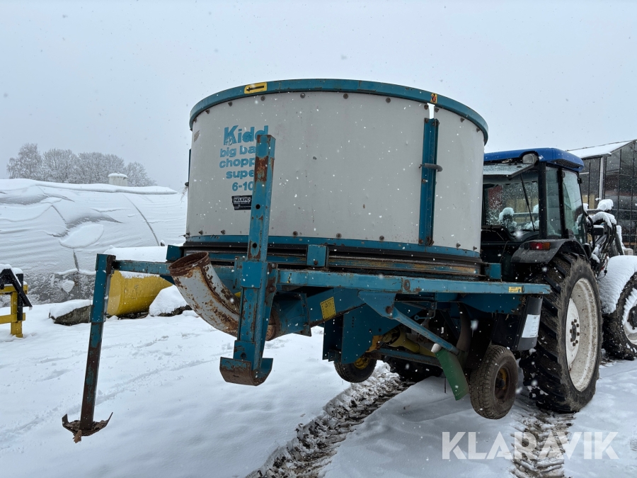 Jordgubbshalmare Kidd big bale chopper super 6-10, Sölvesbor