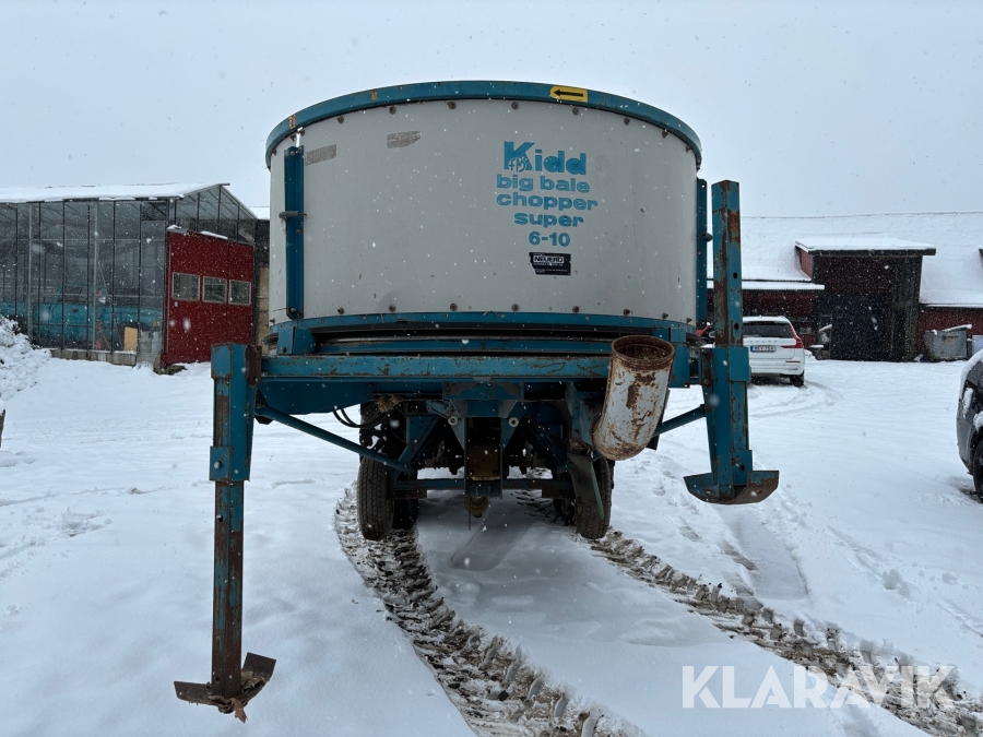 Jordgubbshalmare Kidd big bale chopper super 6-10, Sölvesbor