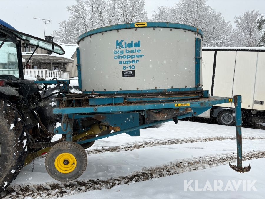 Jordgubbshalmare Kidd big bale chopper super 6-10, Sölvesbor