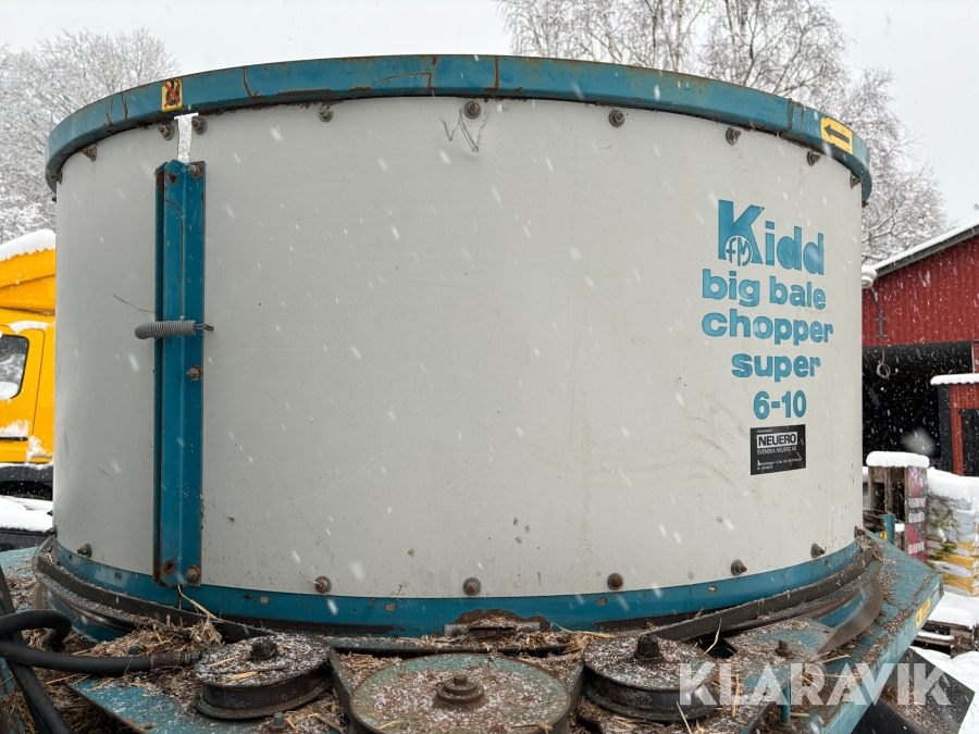 Jordgubbshalmare Kidd big bale chopper super 6-10, Sölvesbor