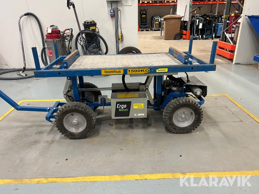 Transportvagn elektrisk GMV Ergomover 1500, Svalöv, Klaravik