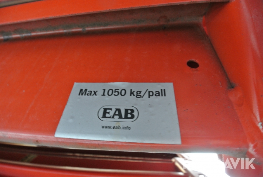 Pallställ enligt bilagor EAB Omega 90-1, Nässjö, Klaravik