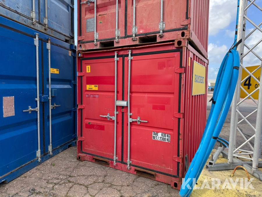 Container 8 fot, Göteborg, Klaravik auktioner