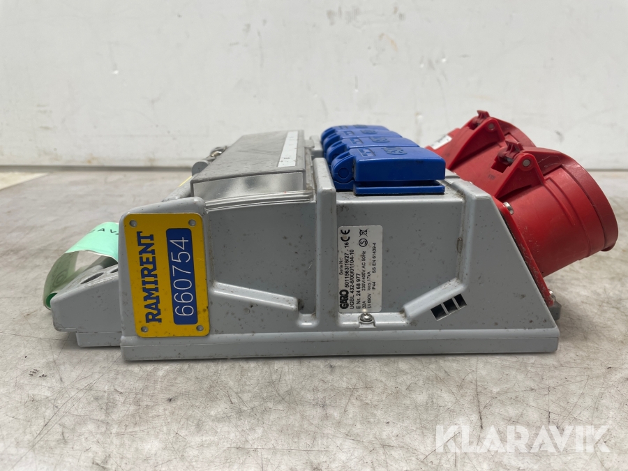 Undercentraler 32A väskor Garo UGBL432-6/00/01, Svalöv, Klar